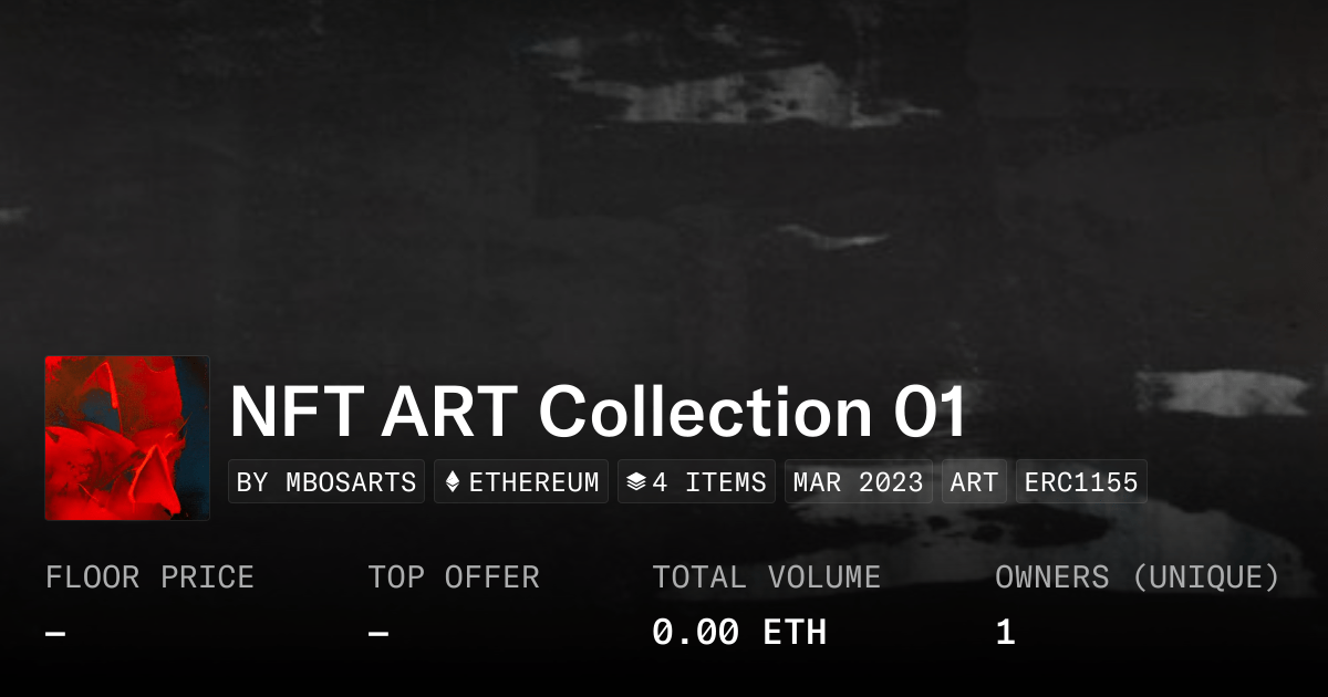 Nft Art Collection 01 Collection Opensea
