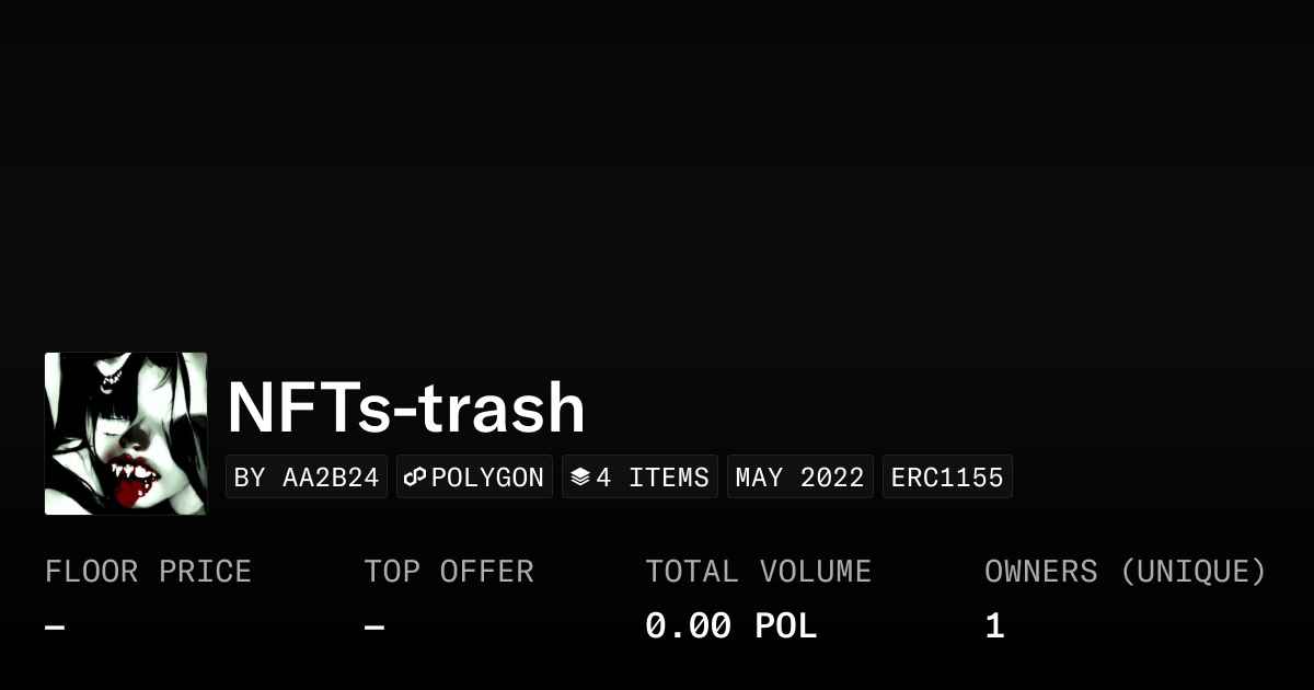 Nfts Trash Collection Opensea