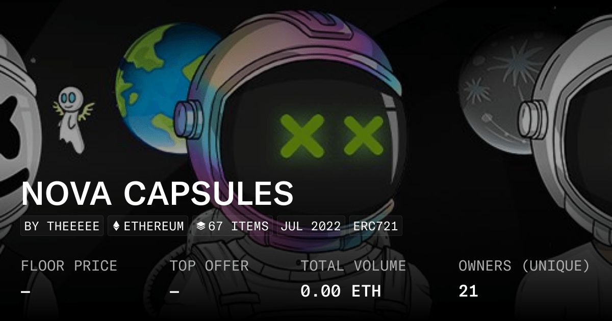 Nova Capsules Collection Opensea