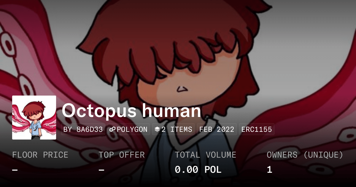 Octopus Human Collection Opensea
