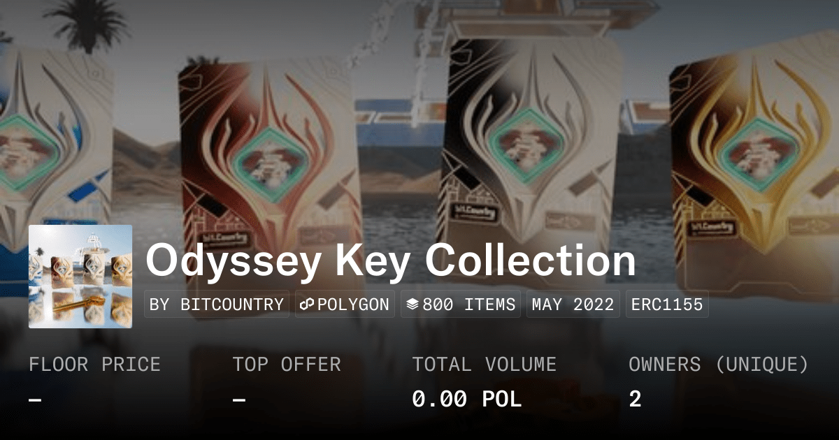 Odyssey Key Collection Collection Opensea