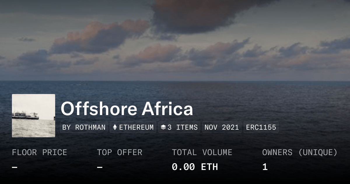 Offshore Africa Collection Opensea