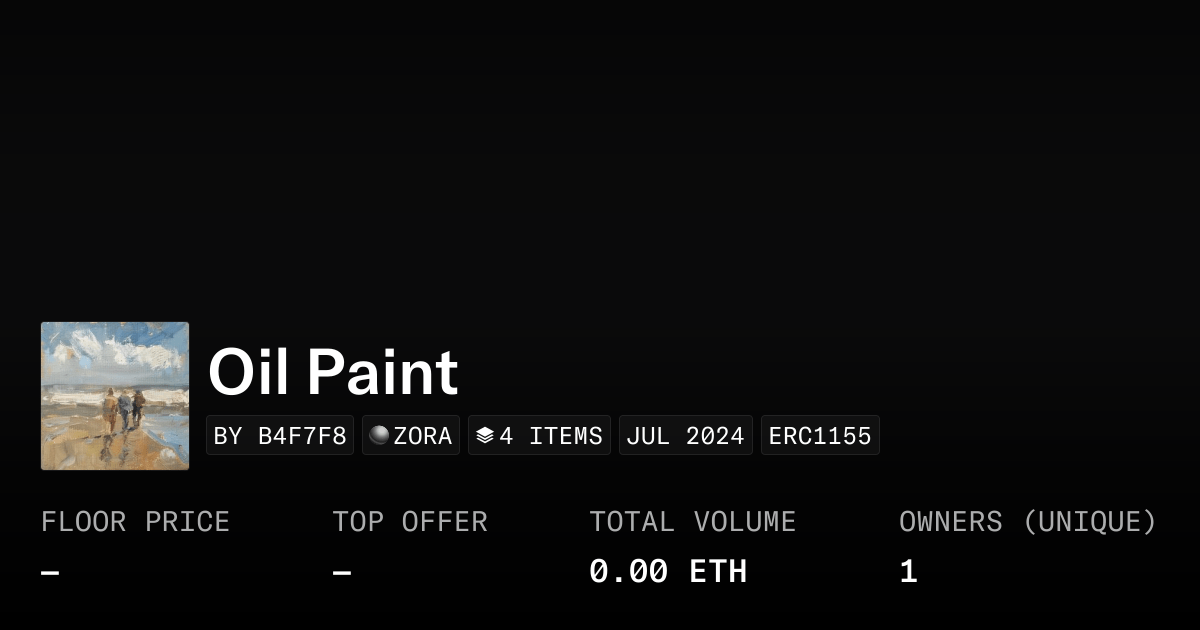 Oil Paint Collection Opensea