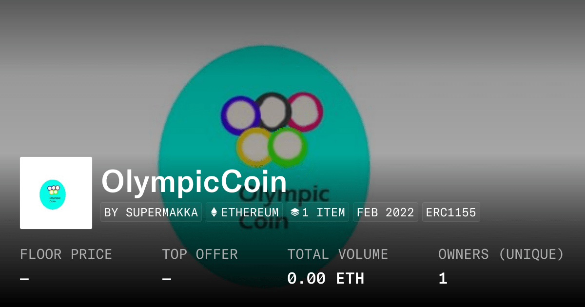 Olympiccoin Collection Opensea