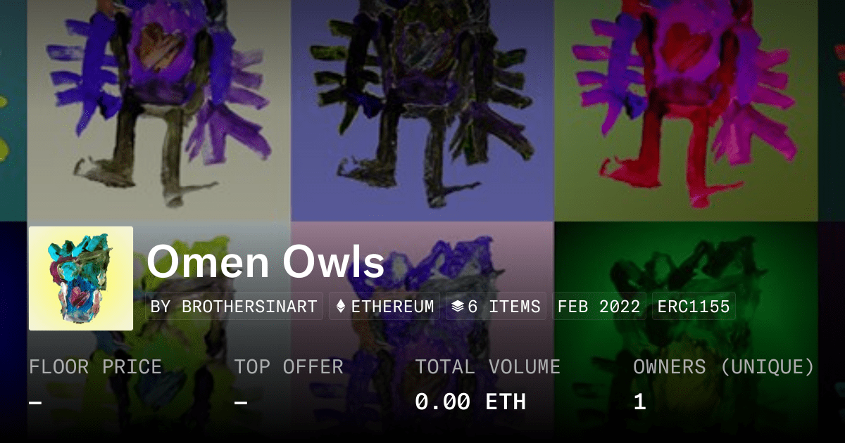 Omen Owls Collection Opensea