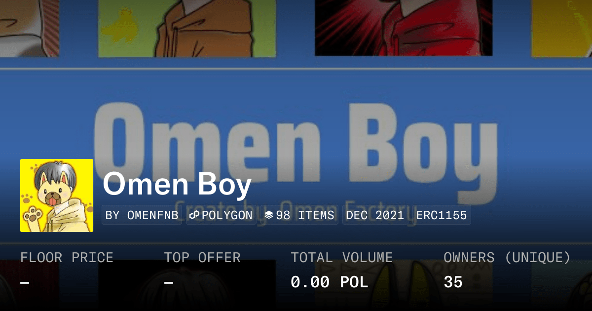 Omen Boy Collection Opensea
