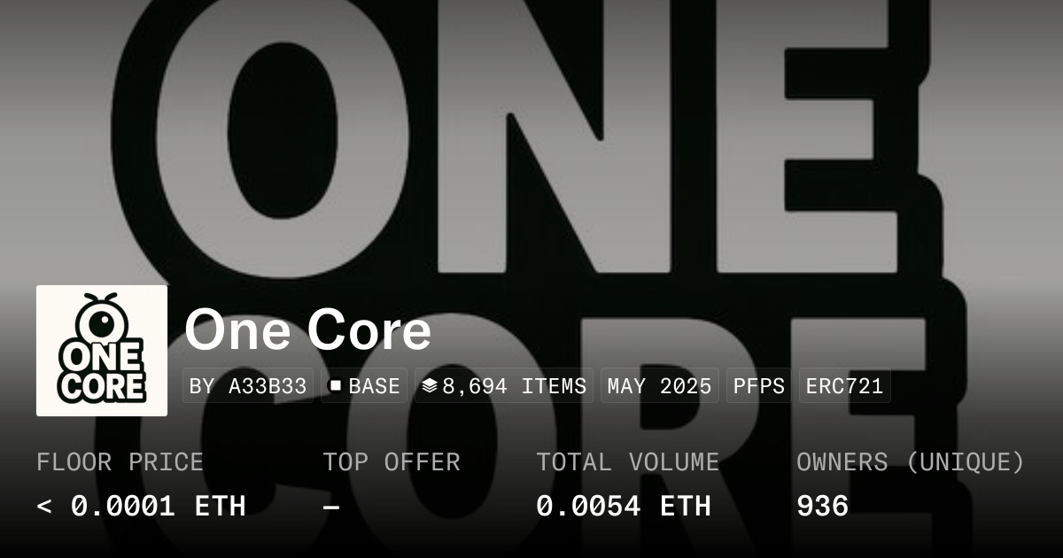 One Core Collection Opensea