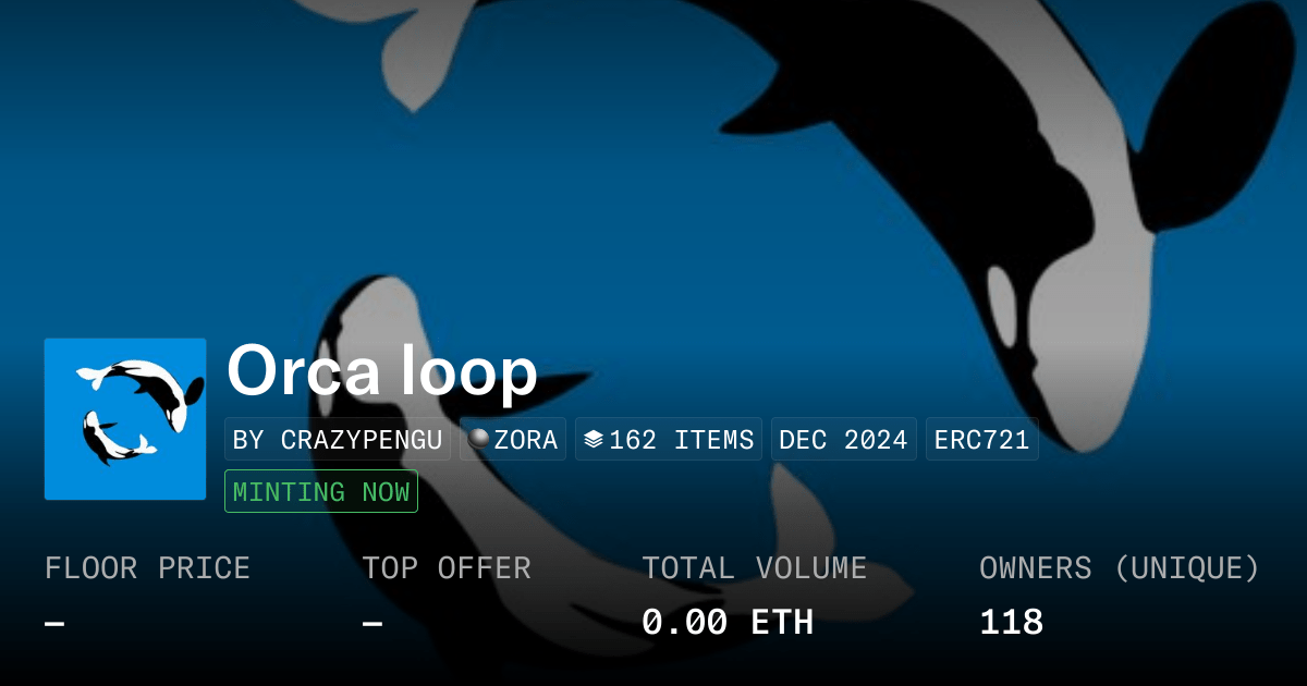Orca Loop Collection Opensea