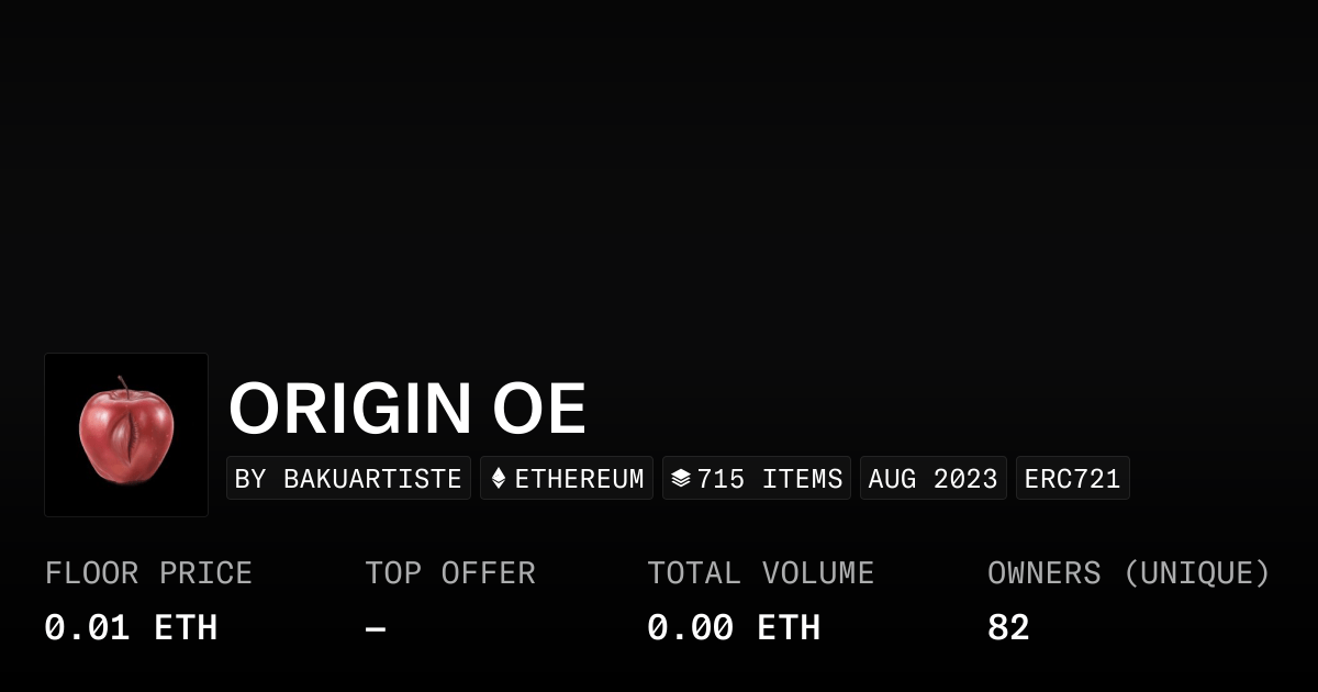 Origin Oe Collection Opensea