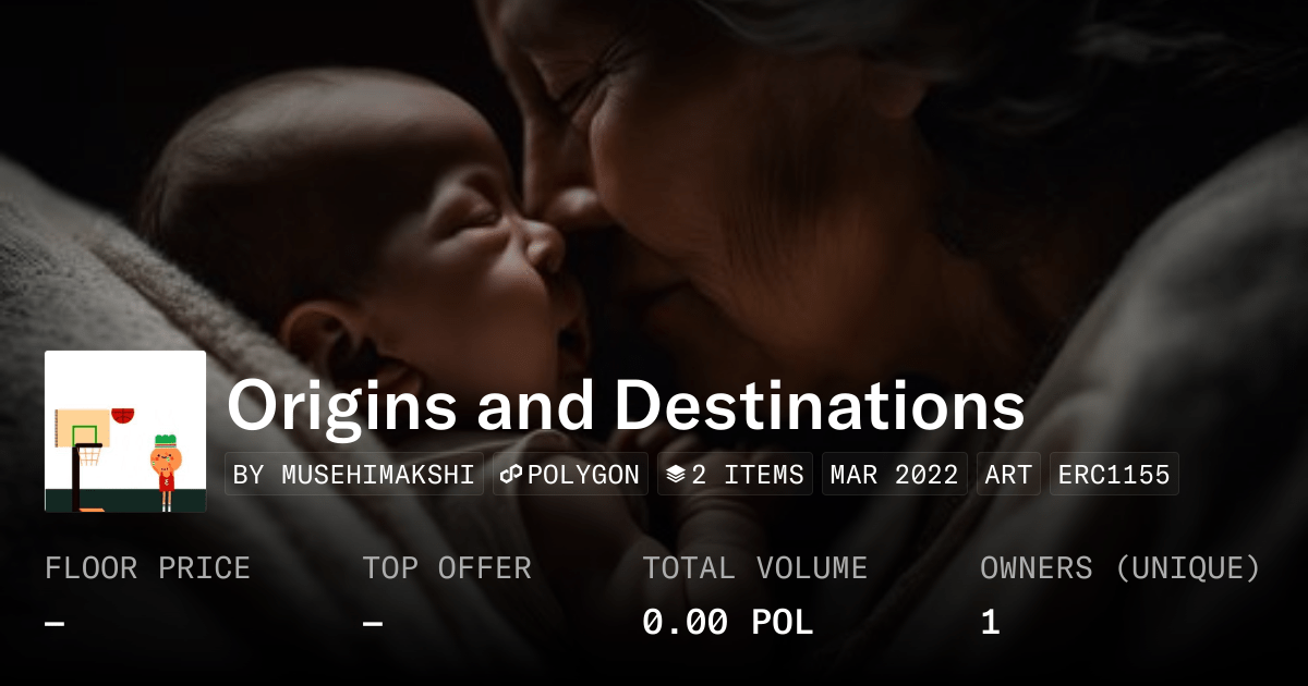 Origins And Destinations Collection Opensea