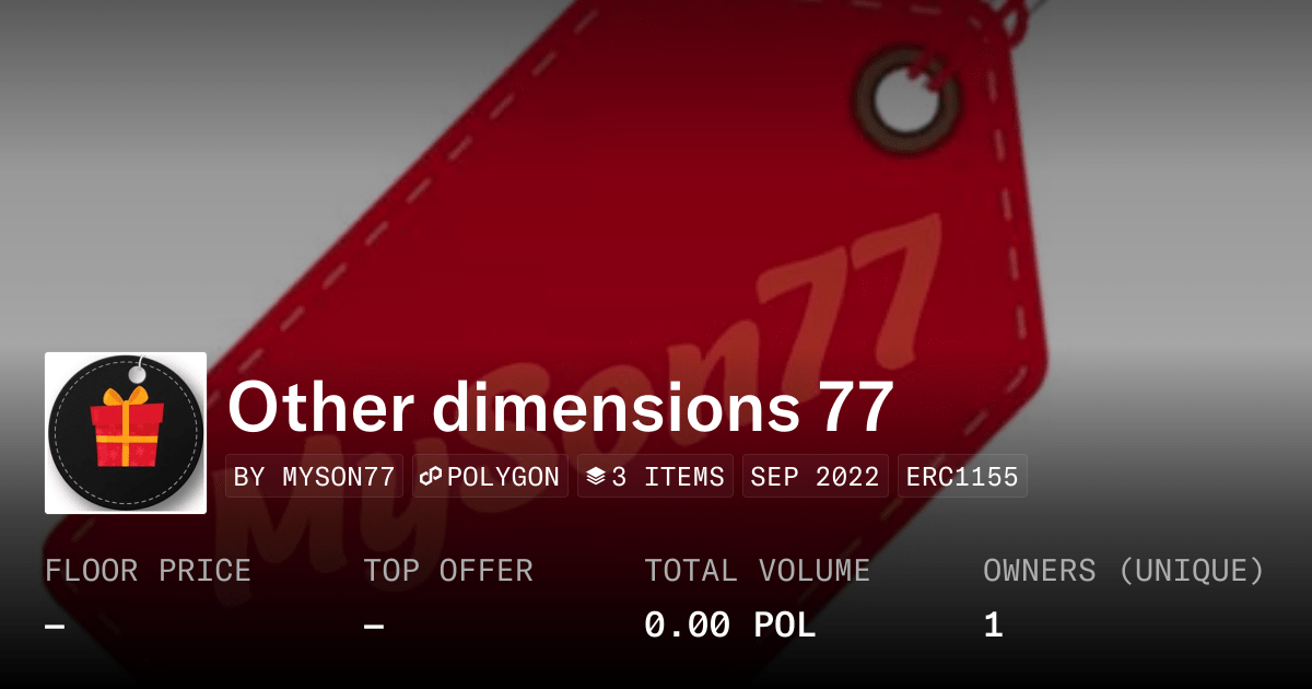 Other Dimensions 77 Collection Opensea