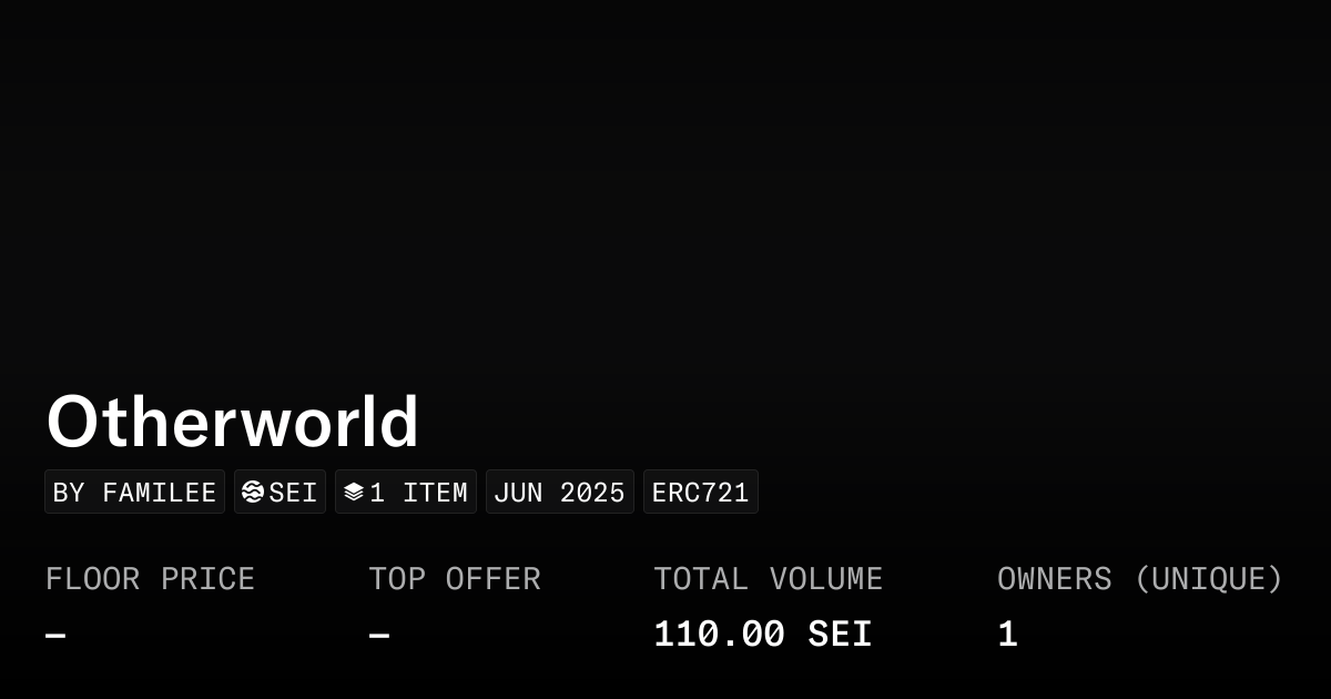 Otherworld Collection Opensea