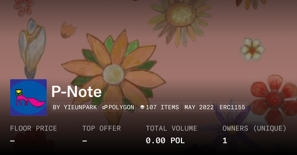 P Note Collection Opensea