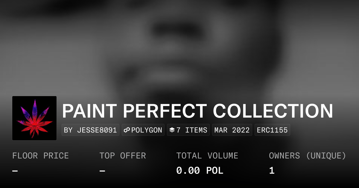 Paint Perfect Collection Collection Opensea