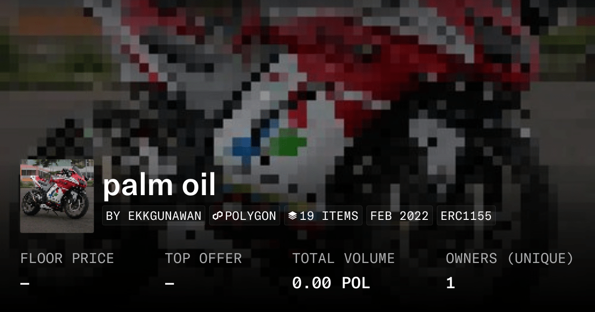 Palm Oil Collection Opensea