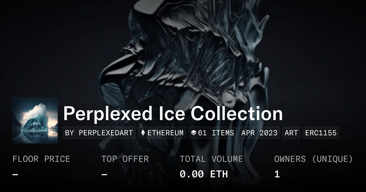 Perplexed Ice Collection Collection Opensea