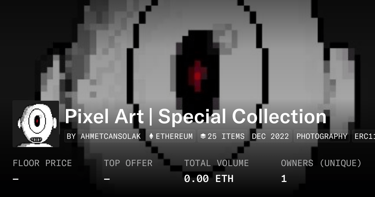 Pixel Art Special Collection Collection Opensea