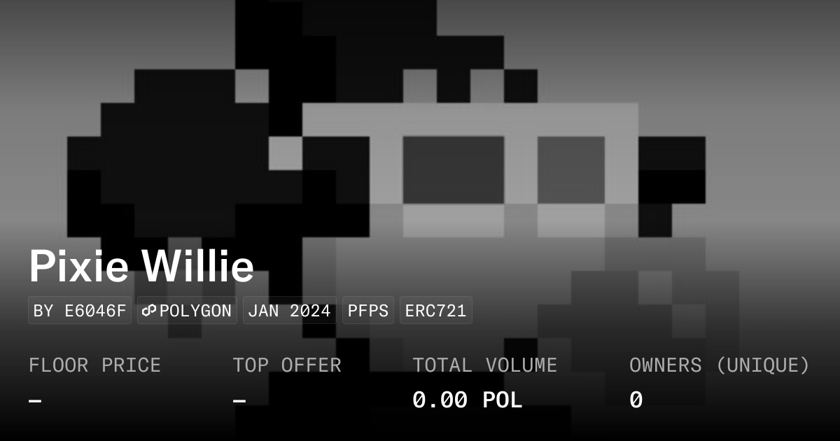 Pixie Willie Collection Opensea