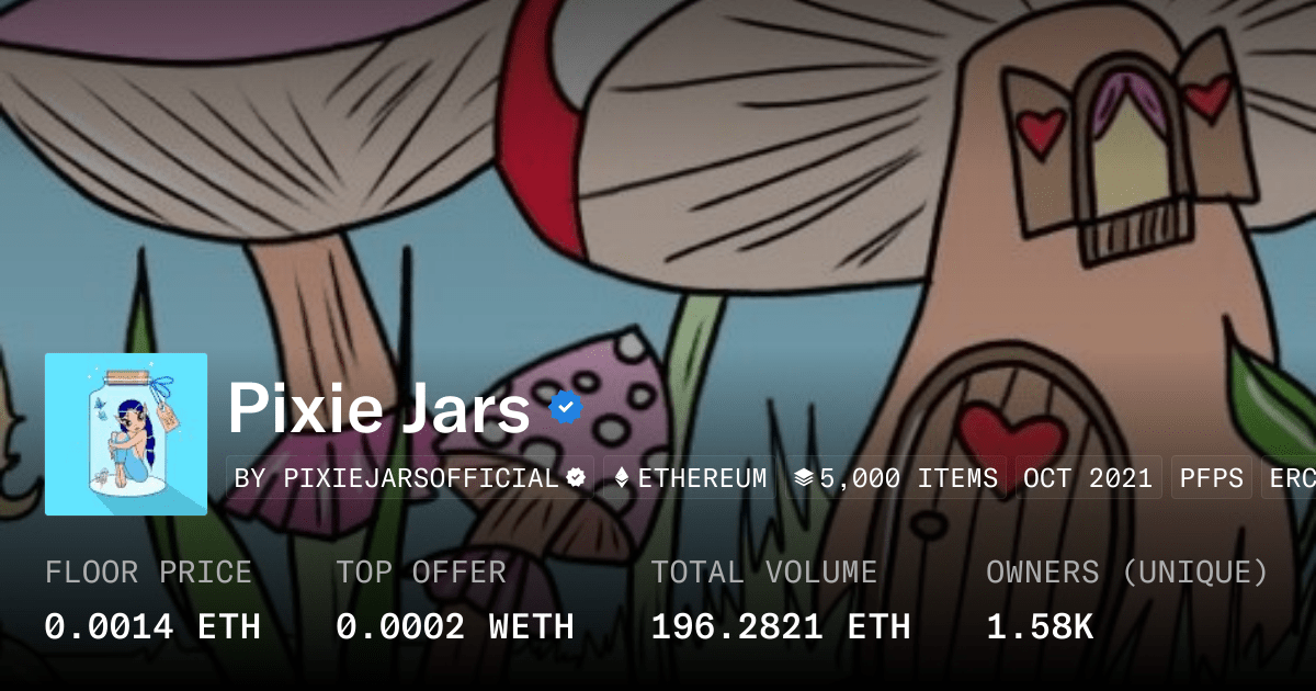 Pixie Jars Collection Opensea