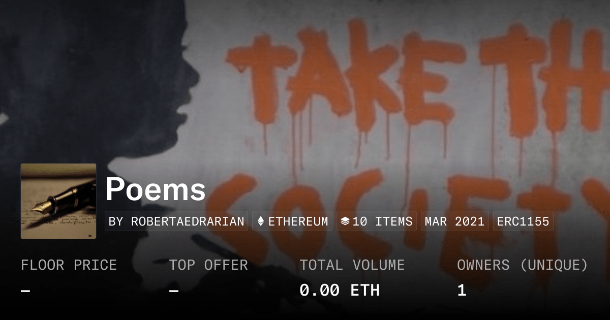 Poems Collection Opensea