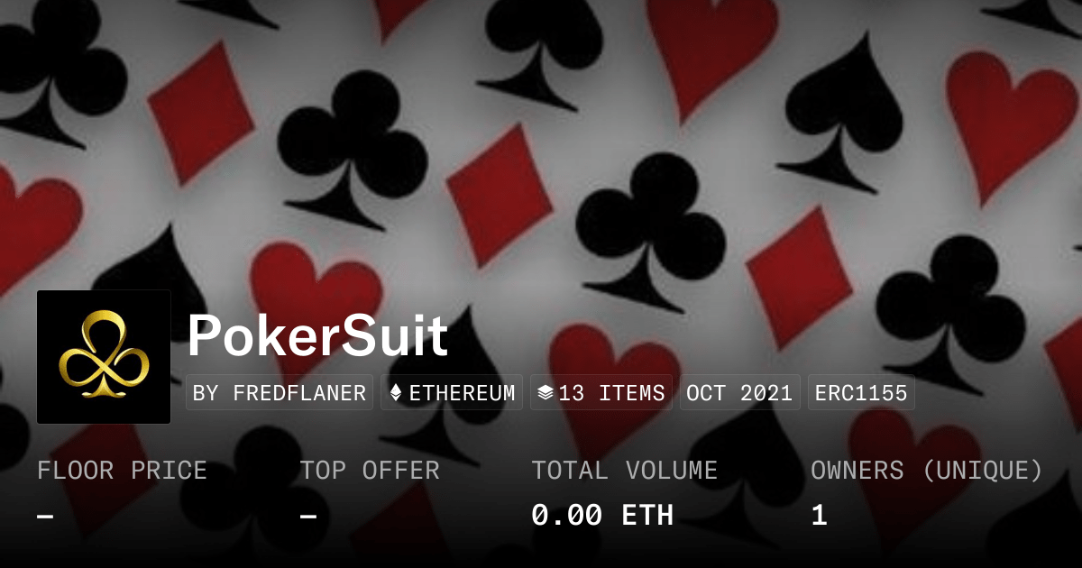 Pokersuit Collection Opensea