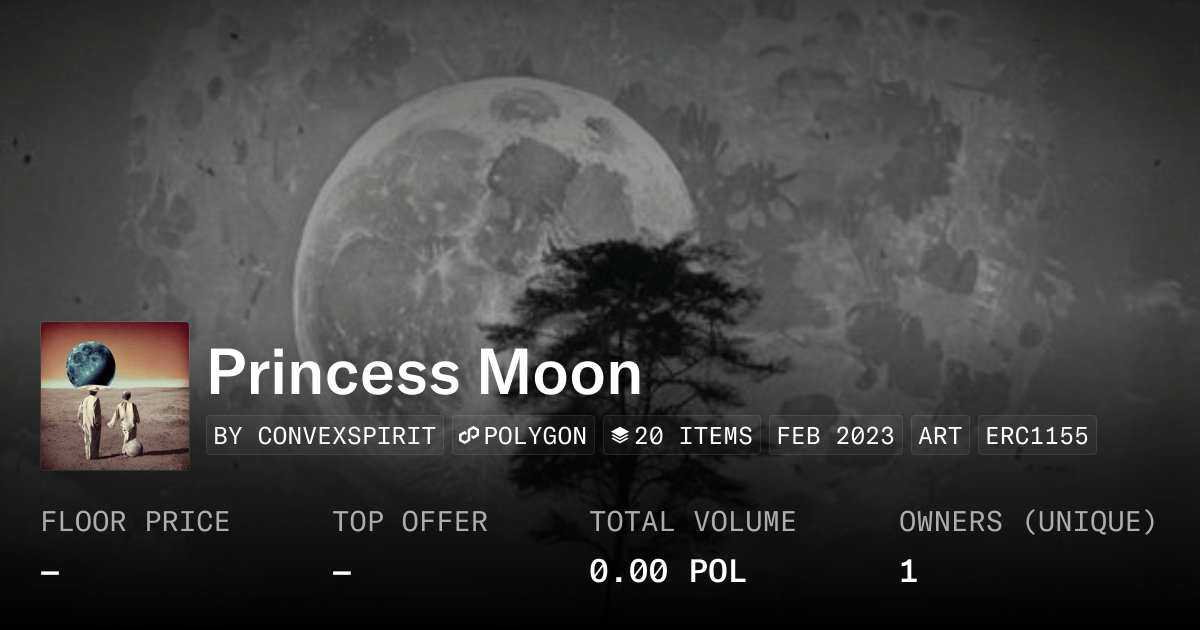 Princess Moon Collection Opensea