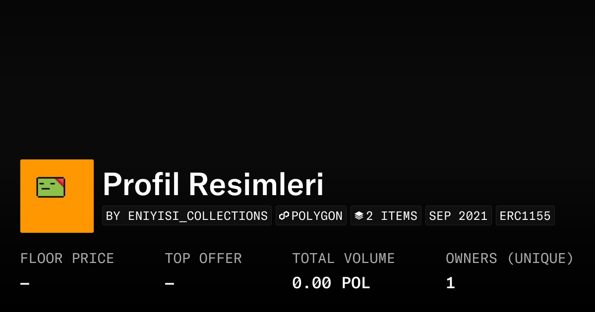 Profil Resimleri Collection Opensea