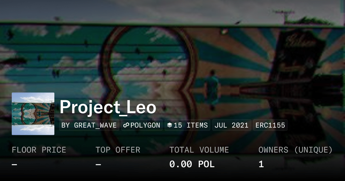 Project Leo Collection Opensea