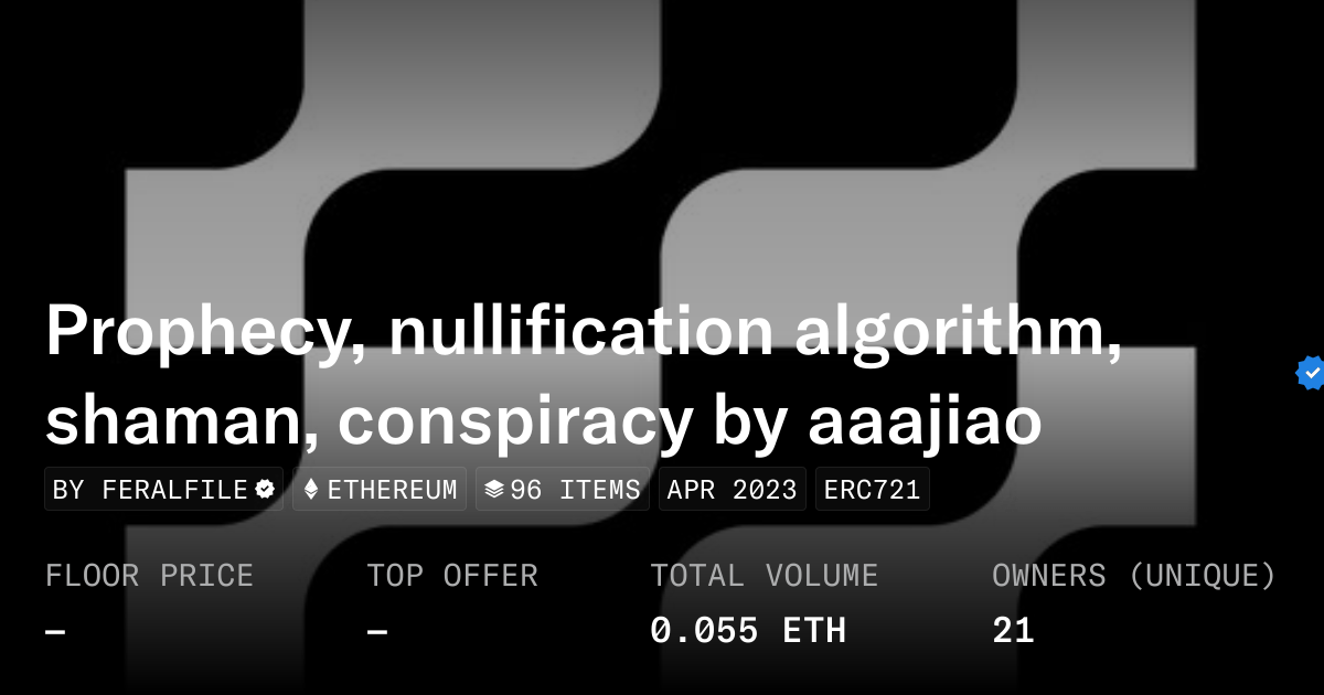 Prophecy Nullification Algorithm Shaman Conspiracy By Aaajiao