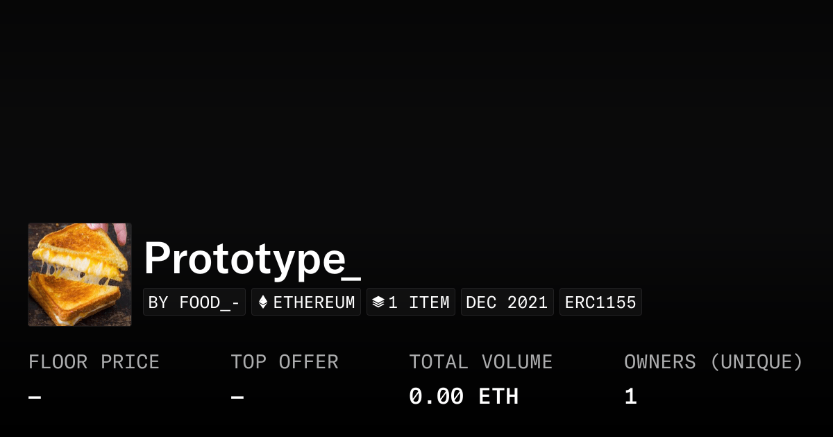 Prototype Collection Opensea
