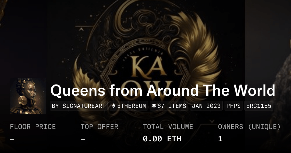 Queens From Around The World Collection Opensea