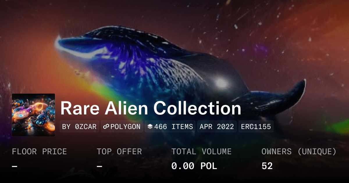 Rare Alien Collection Collection Opensea
