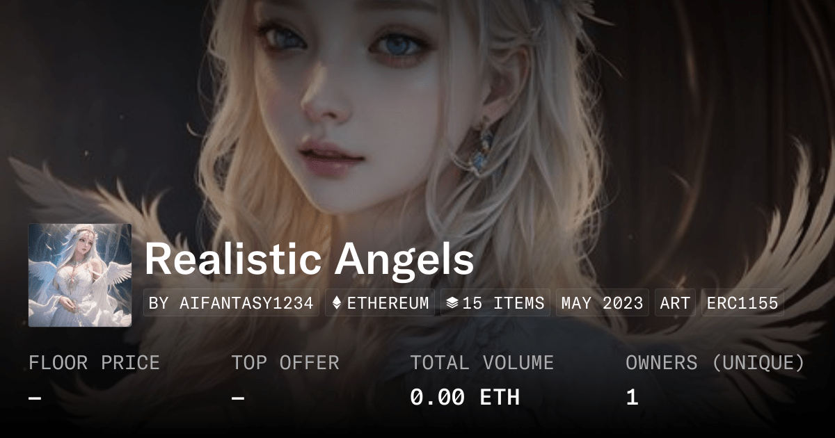 Realistic Angels Collection Opensea
