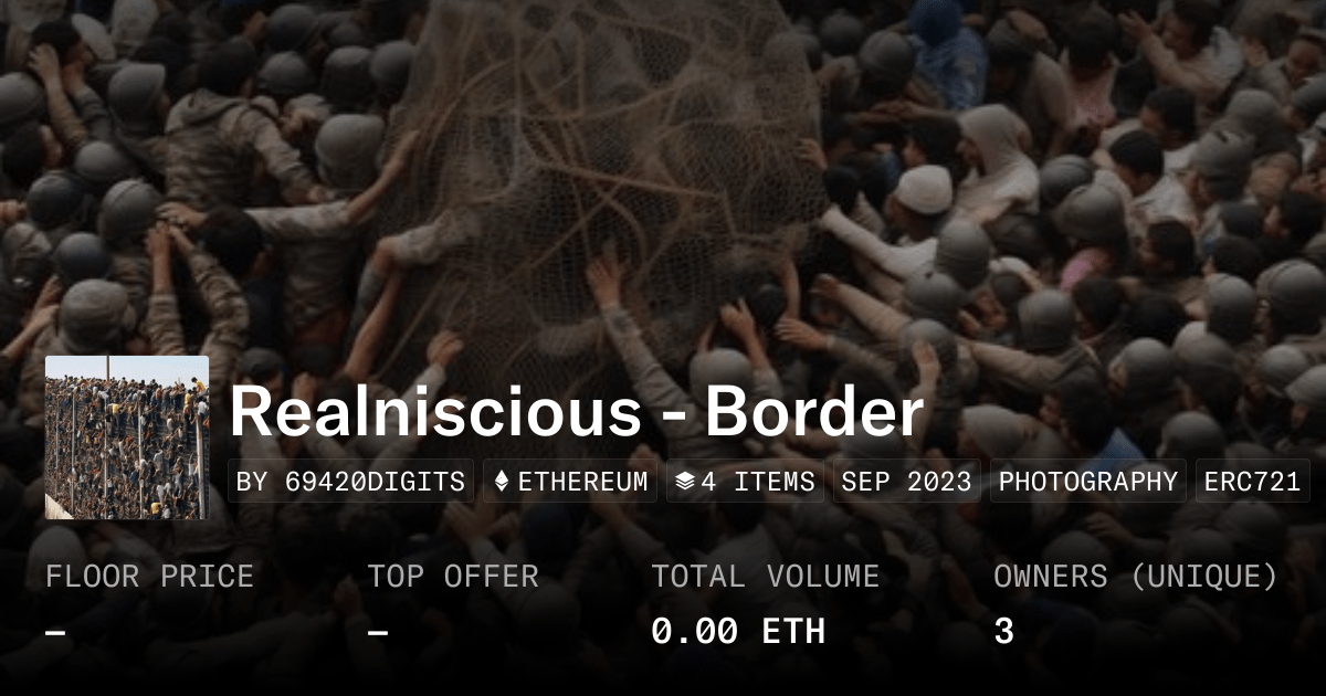Realniscious Border Collection Opensea