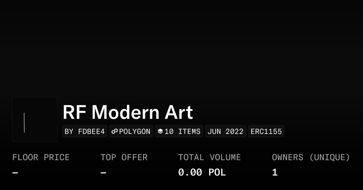 Rf Modern Art Collection Opensea