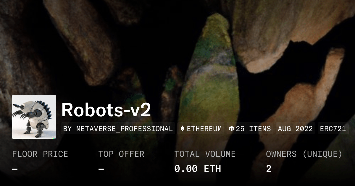 Robots V2 Collection Opensea