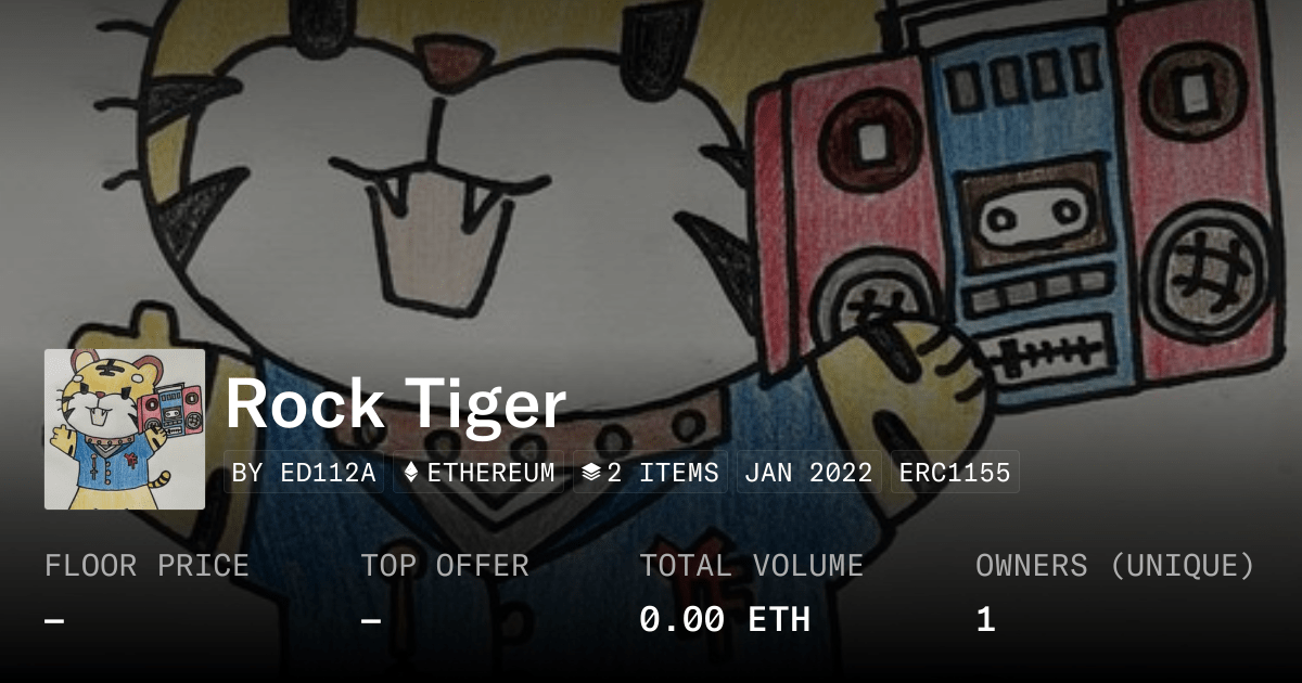 Rock Tiger Collection Opensea
