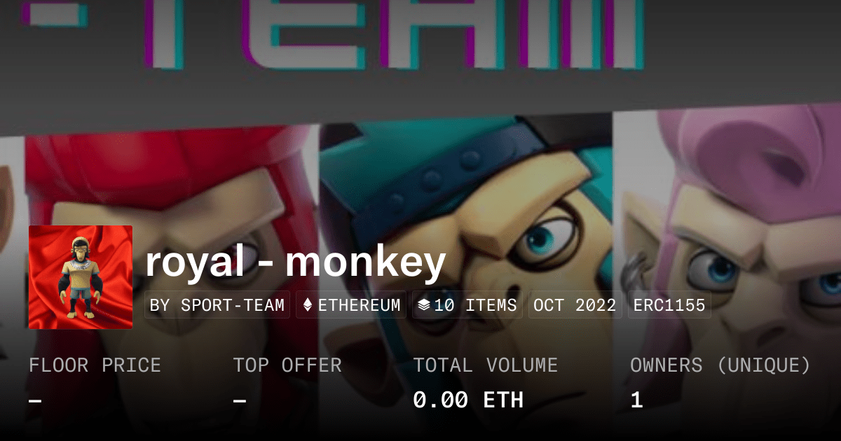 Royal Monkey Collection Opensea