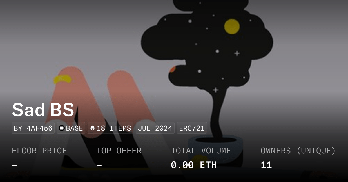 Sad Bs Collection Opensea