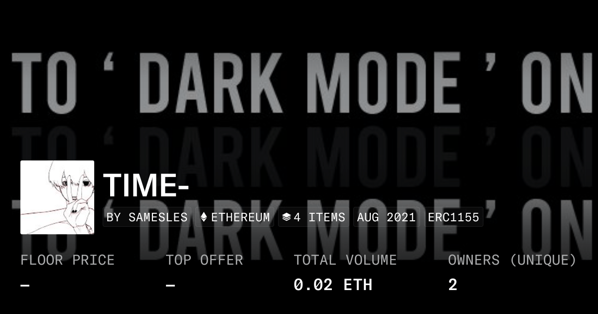 Time Collection Opensea