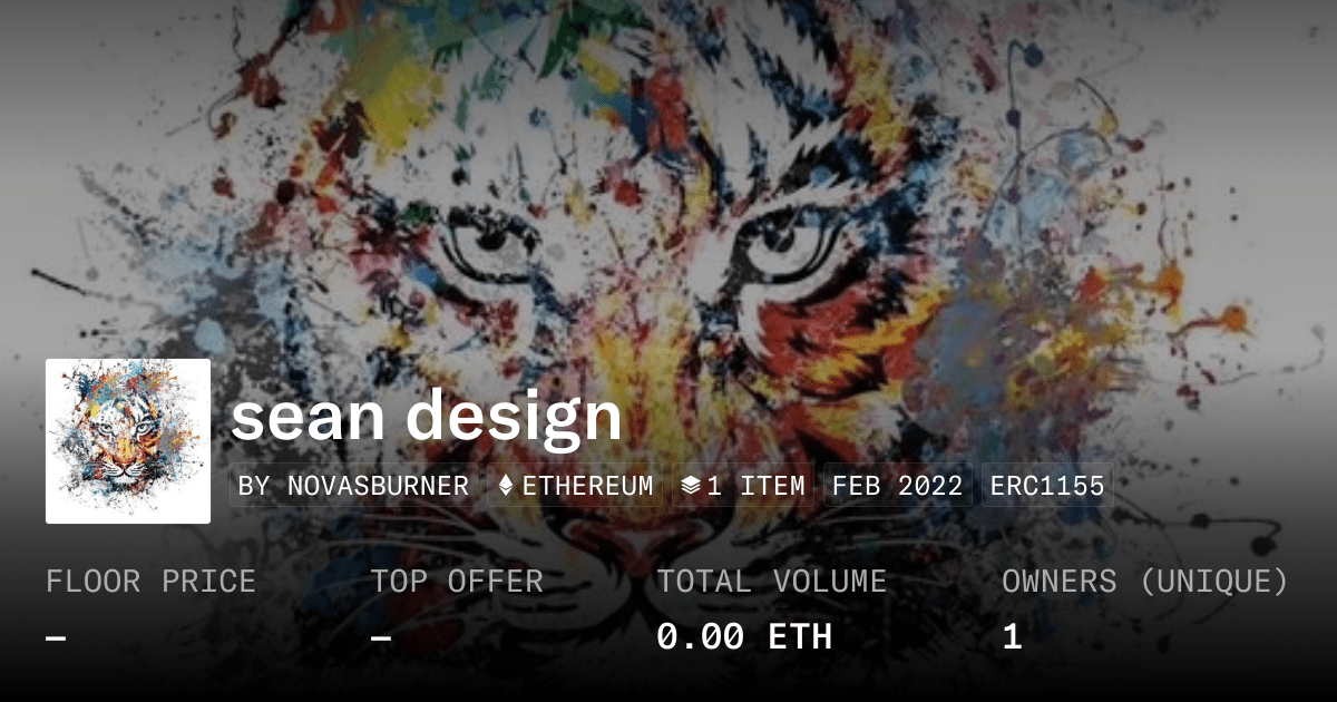 Sean Design Collection Opensea