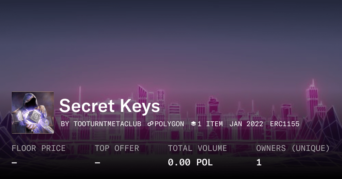 Secret Keys Collection Opensea
