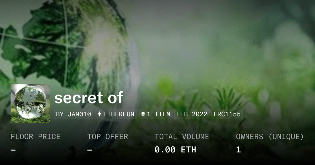 Secret Of Collection Opensea