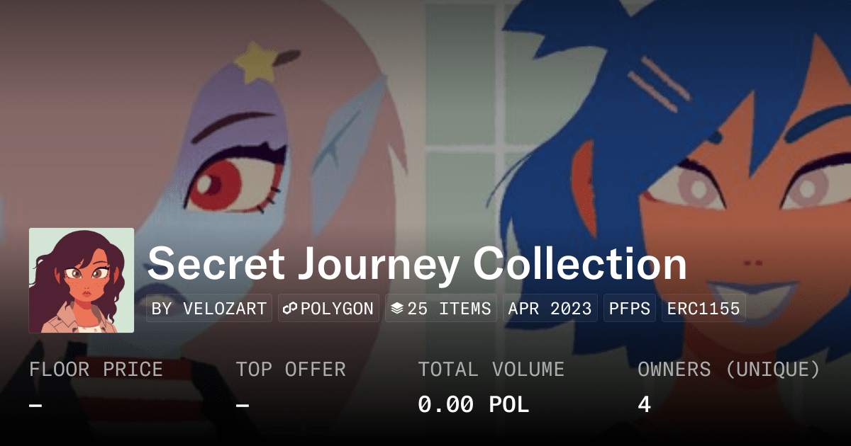 Secret Journey Collection 0 0002 Weth Collection Opensea