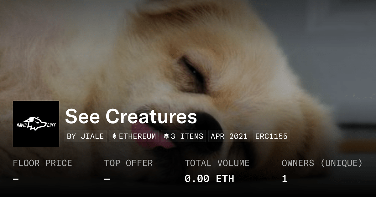 See Creatures Collection Opensea
