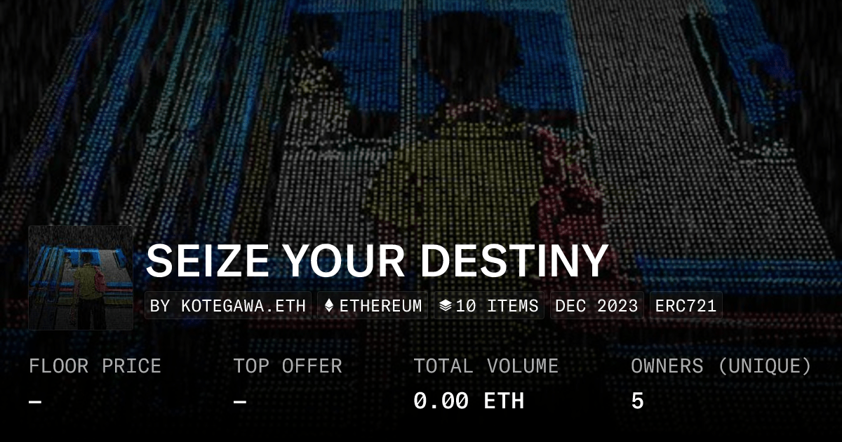 Seize Your Destiny Collection Opensea