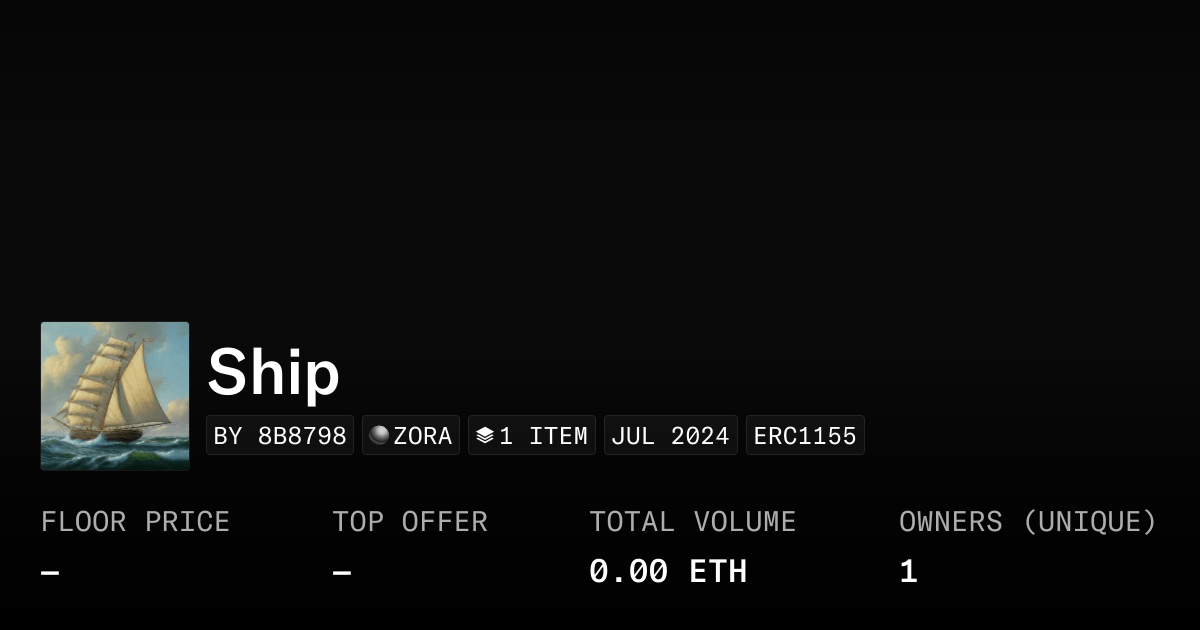 Ship Collection Opensea