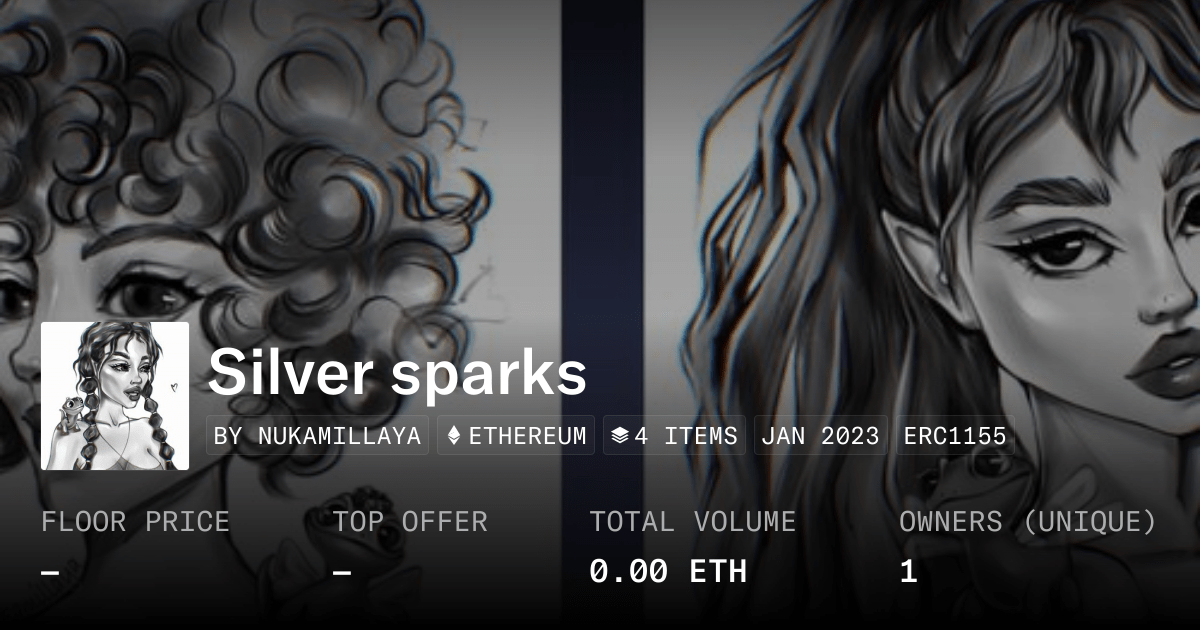 Silver Sparks Collection Opensea