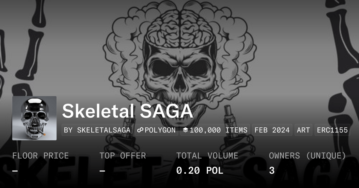 Skeletal Saga Collection Opensea