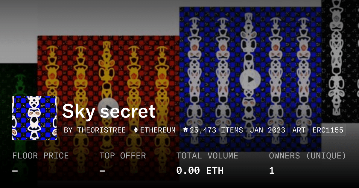 Sky Secret Collection Opensea